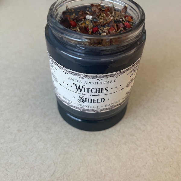 Witches Shield Candle ~ Anita Apothecary, Ritual Oil, Witch Protection ...