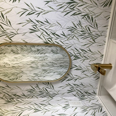 Pill Shaped Mirror Vertical Oval Mirror Minimalist Wall Mirror Capsule ...