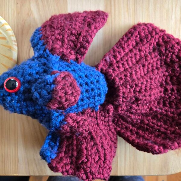 Betta Fish Crochet Amigurumi Pattern PDF - Etsy