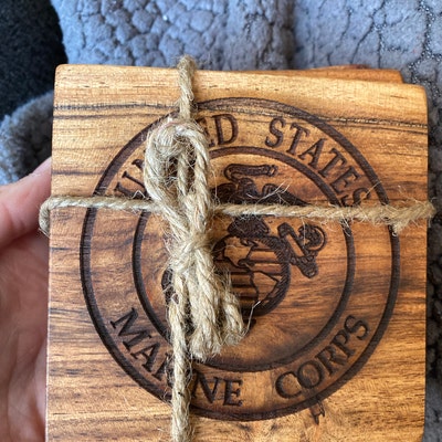 Marine Corps Coasters US Marines, USMC Emblem Coasters US Marine Corps ...