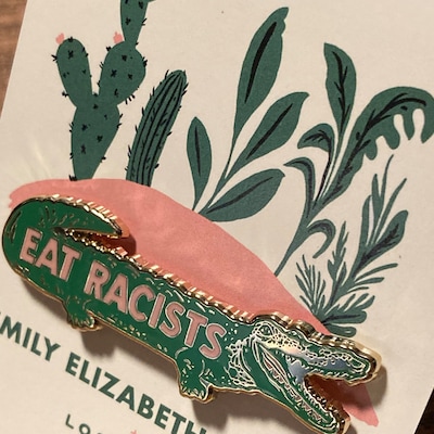 Palm Tree Sunset Enamel Lapel Pin / Los Angeles California Gift ...