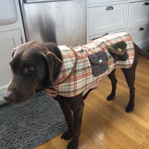 Vintage Pendleton Blanket Dog Jacket Upcycled Dog Coat Wool | Etsy