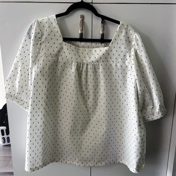 Ranea Square Neck Puffed Sleeve Top | Beginner Friendly Digital Sewing ...