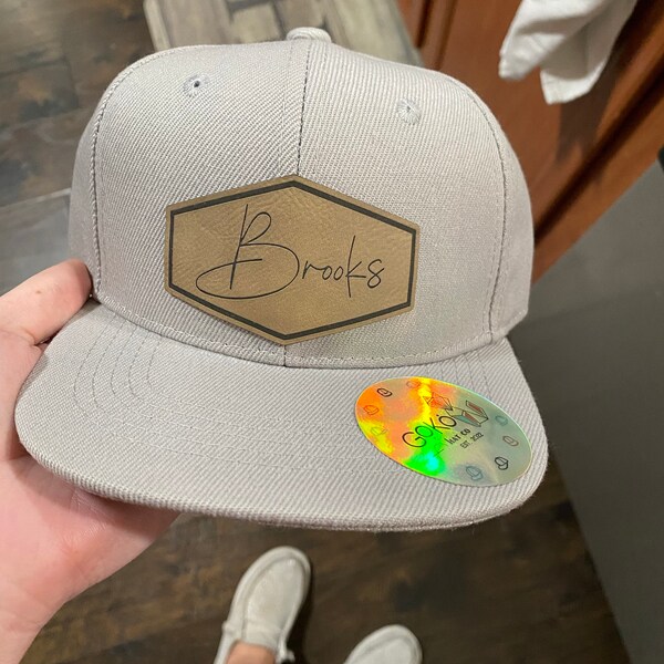 Custom Hat Signature Cursive Name Hat Hexagon Custom Baby Adult ...
