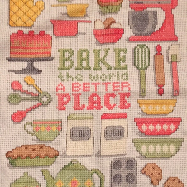 Modern Cross Stitch - Baking Cross Stitch Pattern by Tiny Modernist - Etsy