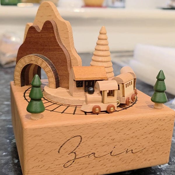 Ballerina Music Box, Custom Music Box, Handmade Personalized Wooden ...