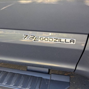 Set of 3gel-coated 7.3L GODZILLA Badge Ford Super Duty - Etsy