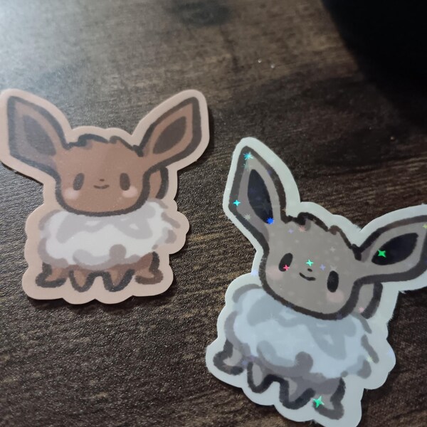 Shiny Elemental Creature Sparkly Stickers - Etsy