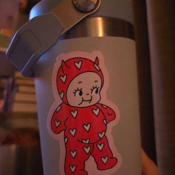 Devil Kewpie Doll Vinyl Sticker | Kewpie Doll - Etsy