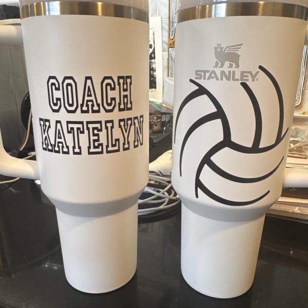 Authentic 30oz & 40oz Basketball Stanley Tumbler - Etsy