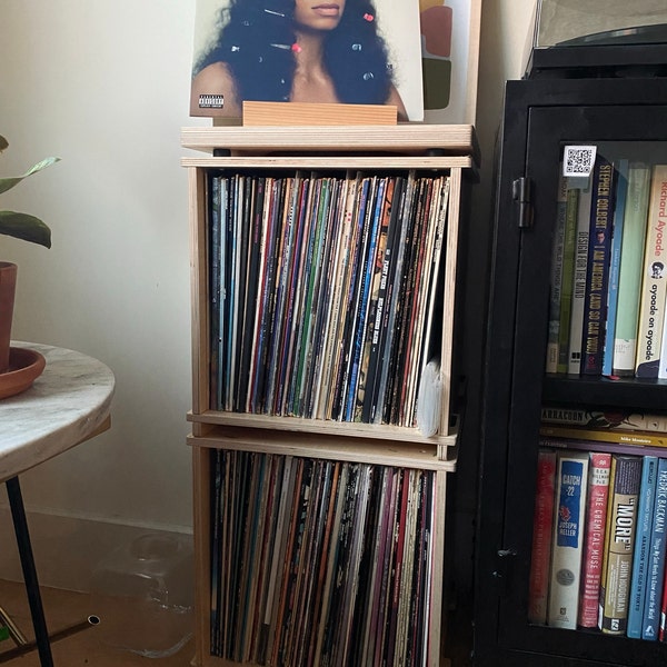 Record Storage Single Box Design Your Own - Etsy