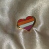 Gay Pride Hard Enamel Pin LGBTQ Pride Flag Heart Pin for Jackets ...