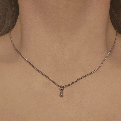 Titanium Necklace, Pure Titanium Chain Necklace for Sensitive Skin ...