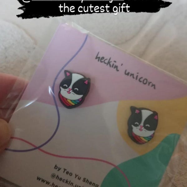 Queer Club LGBTQ Subtle Pride Pin — Queer Gay Lesbian Bisexual Rainbow ...