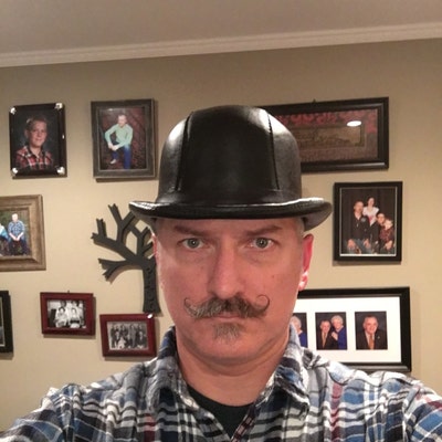 Leather Bowler - Etsy