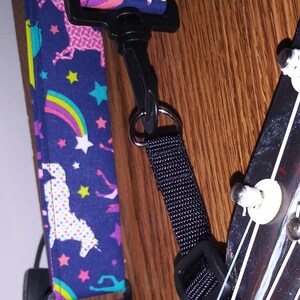 Ukulele Hug Strap Emilia Floral Purple Pink Yellow - Etsy