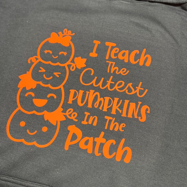 I Teach the Cutest Pumpkins in the Patch SVG PNG DXF | Cute Teacher ...