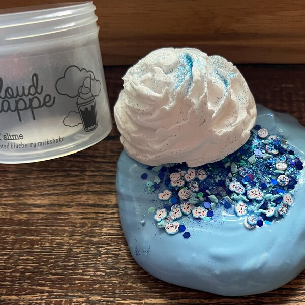 Duck in Water (slow Stretch), Blue Clear Slime, Duck Slime, Cute Slime ...