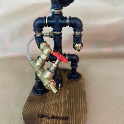Pipeman Desk Lamp Robot Lamp Home Decor Gift for Him - Etsy
