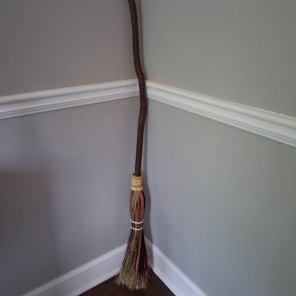 Rustic Jumping Broom Full Size Wedding Broom Ceremonial Jumping Broom ...