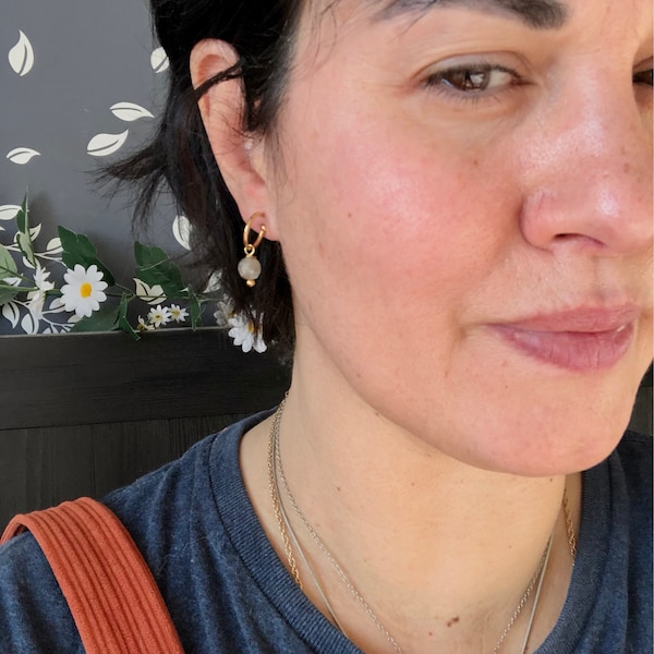 Citrine Drop Crystal on Along Gold Plated Chain Hand Made in Bali, Hand ...