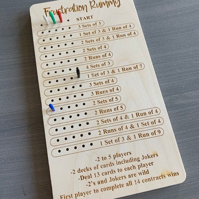 Handmade Wooden Sequence Game Board - Etsy