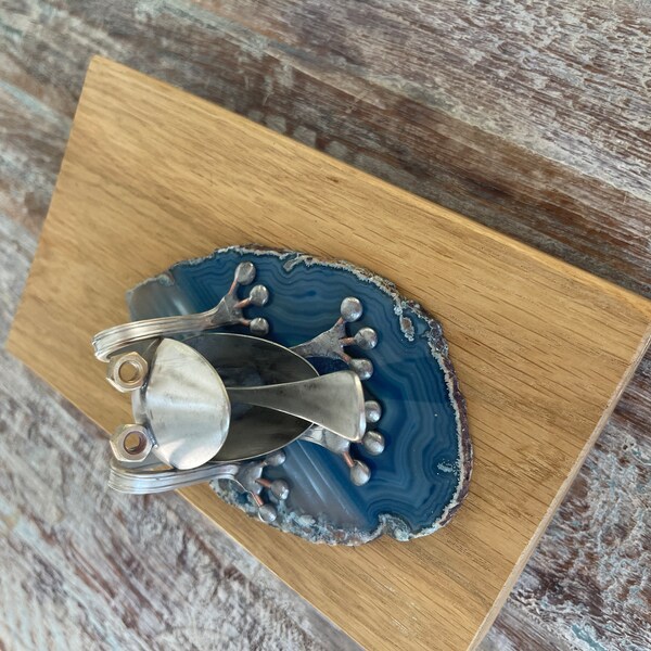 Spoon Frog Silverware Sculpture - Etsy