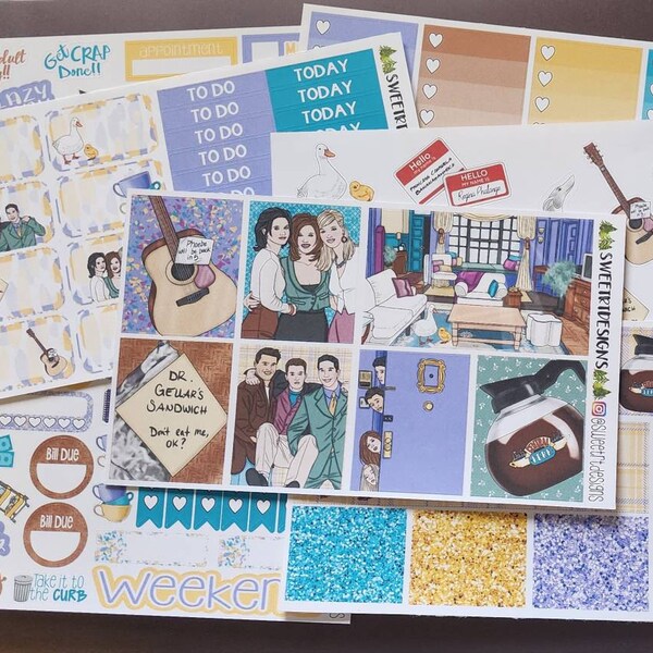 Deluxe Weekly Planner Sticker Kit - Etsy