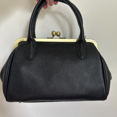 Wallet Women, Wallet Leather, Kiss Lock Purse, lea in Dark Red ...