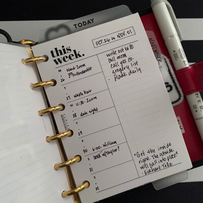 Printable GTD Sticky Notes & LETTER SIZED Template - Etsy