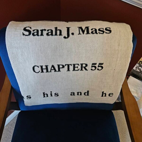 ACOTAR/ACOMAF Inspired Chapter 55 Woven Blanket, Reading Blanket ...