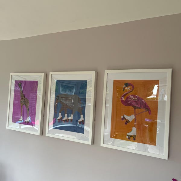 Tree of Happiness Framed Art Print (leon Devenice), Colourful Large ...