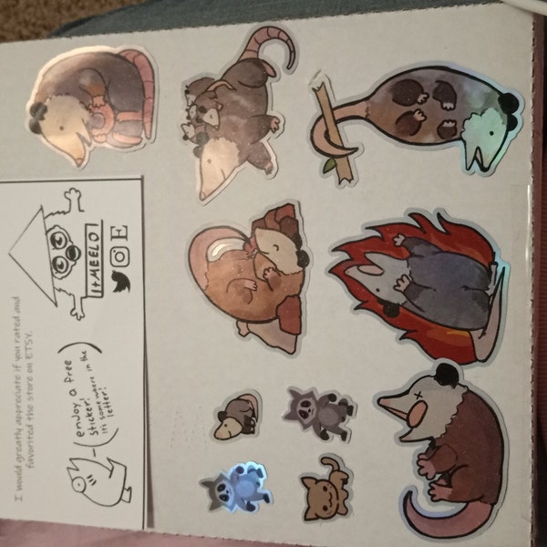 Cute and Violent Holographic Waterproof Stickers, Axolotl Sticker ...