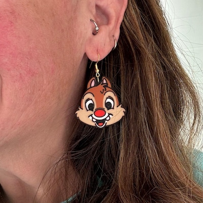 Glow in the Dark Disney Channel Logo Statement Earrings Disney Channel ...