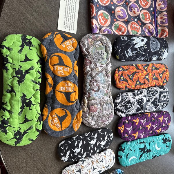 MADE TO ORDER Reusable Cloth Pad Sets Period Pads Eco Friendly Gothic ...