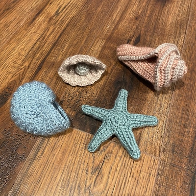 Sea Snails Crochet Pattern Shell Crochet Pattern Starfish Crochet ...