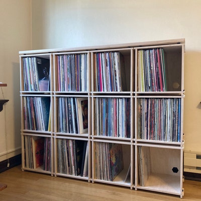 Record Storage Double Wide Box Design Your Own - Etsy