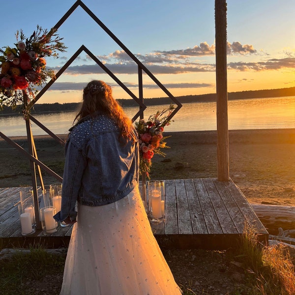 Diamond Wedding Arch Building Plans DIY Diamond Wedding Arch Plans ...