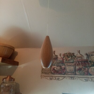 Wooden Light Pull, Cord Pull Handmade, From Irish Laburnum, Bathroom ...