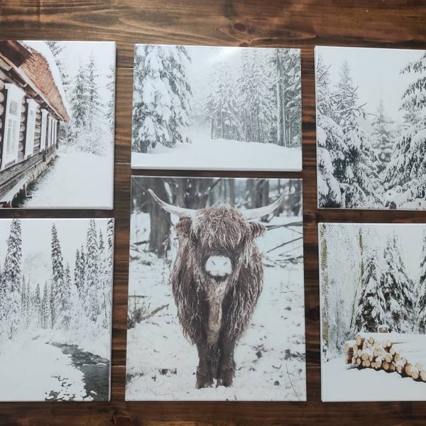 100 Winter Prints, Christmas Gallery Wall Decor, Winter Bundle Posters ...