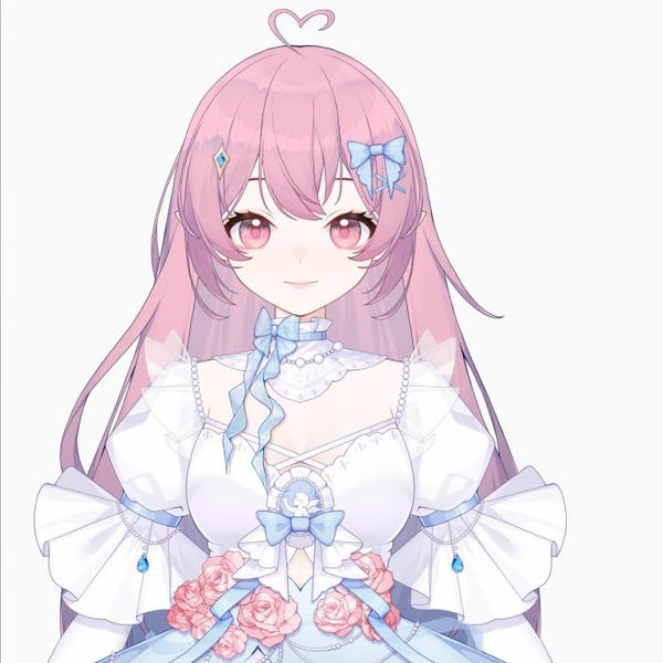 Vtuber Asset Rigged Finger Together Arm Asset - Etsy