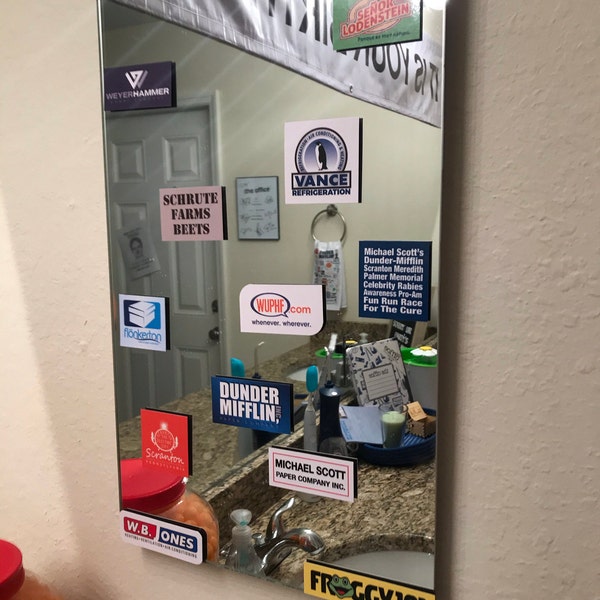 The Office Magnets 11 Total Dunder Mifflin - Etsy