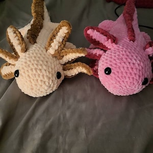 Axolotl Crochet Pattern, Amigurumi, Axolotl Amphibian, Pdf, Photo ...