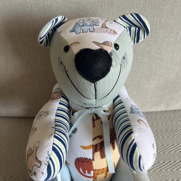 Emily Bear PDF Pattern With Tutorial Instructions| Memory Bear Keepsake ...