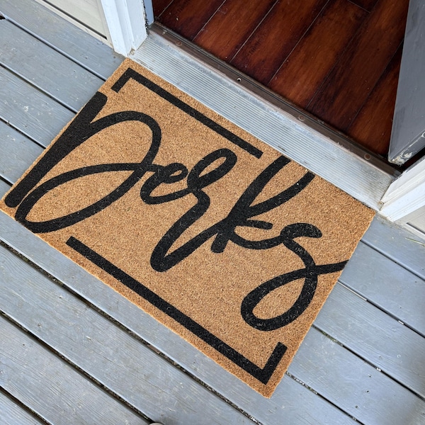 Extra Large Personalized Name Doormat,large Last Name Personalized ...