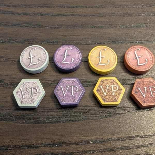 OATH - Matte Vinyl Meeple Stickers/decals Upgrade Kit - Unofficial ...