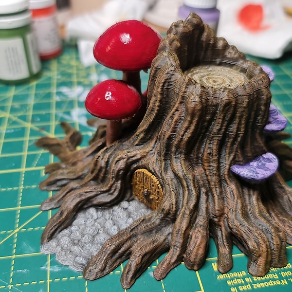 Fallen Trees RPG Terrain Dnd Miniature dungeons and Dragons, Pathfinder ...