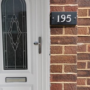 Chrome Bridge House Numbers - Etsy