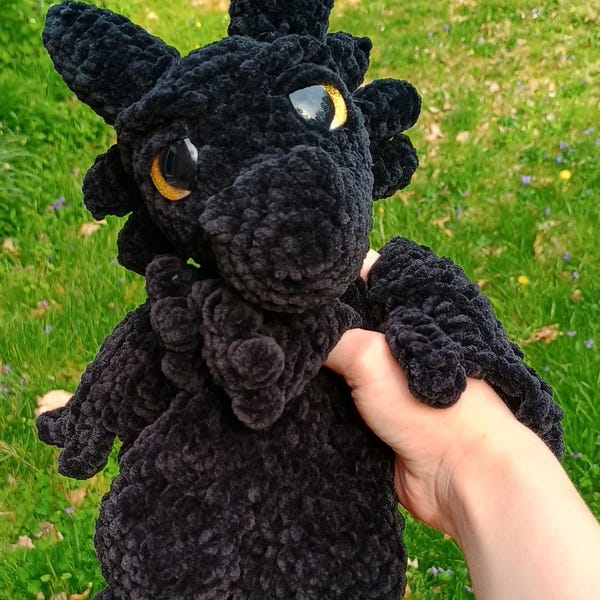Crochet Dragon Snuggler Pattern Morningstartail Feathertail Daggertail ...