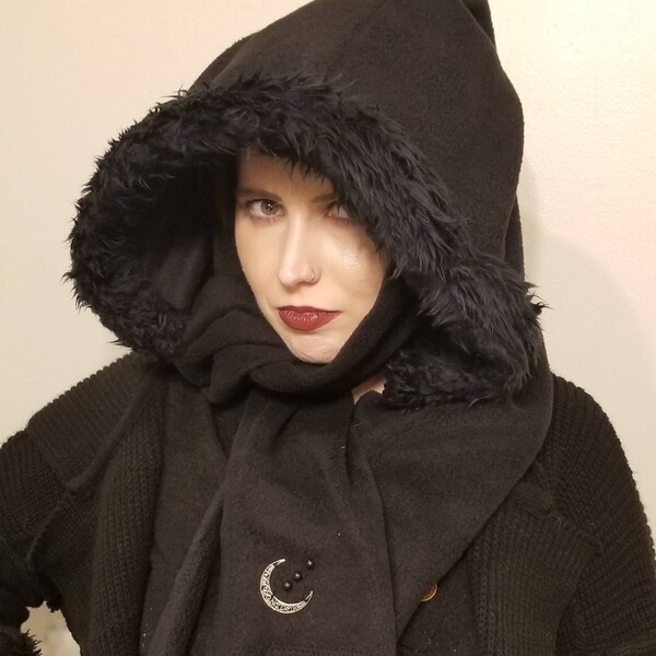 Witch Hat/wizard Hat/strega/halloween /cosplay /winter Goth/witchy ...